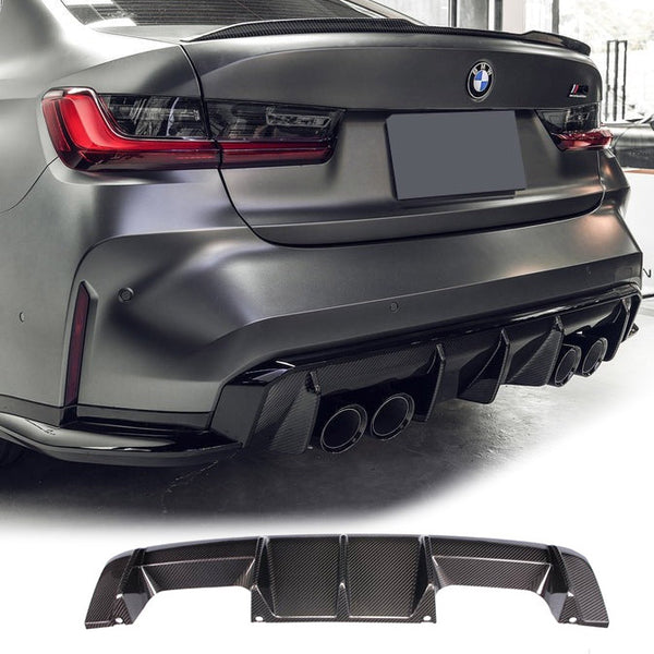 Carbon Fiber Rear Diffuser - BMW G80 M3 & G82/G83 M4 – Palenon Performance