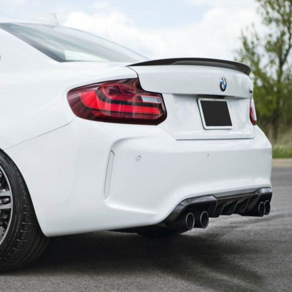 BMW F87 M2 M Type Carbon Fiber Rear Diffuser | Palenon Performance