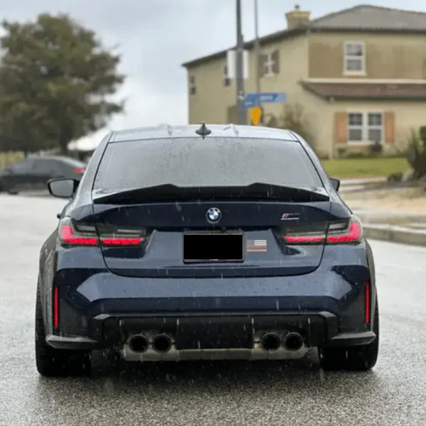 PSM Trunk Spoiler For BMW G80 M3 & G20 - Carbon Fiber – Palenon Performance